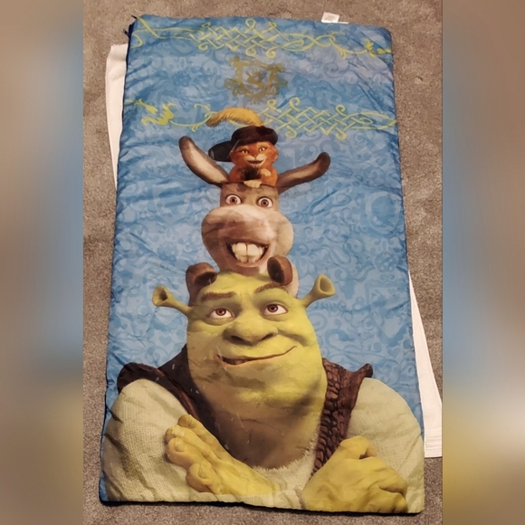 Pixar | Bedding | Shrek Sleeping Bag With Donkey And Puss In Boots ...